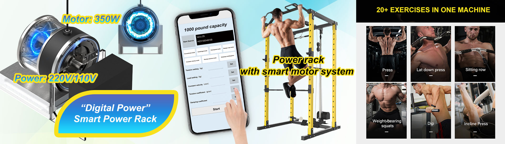 Strength Power Rack Home Gym ProCircle Technology